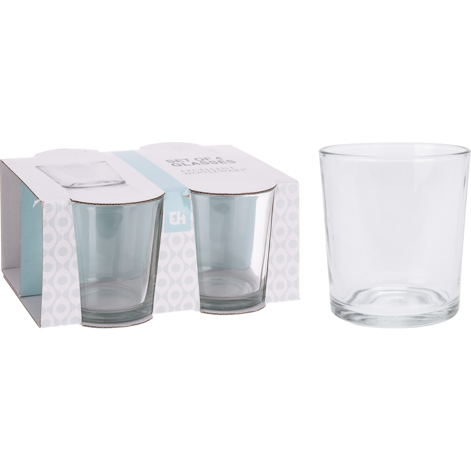 Juomalasit 4 kpl 280ml Tumbler-muotoilu - Nettimyynti.fi verkkokauppa
