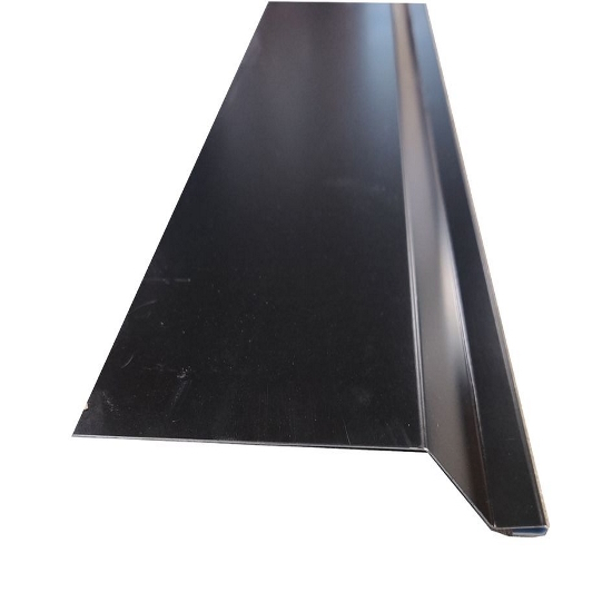 Tippapelti huopakatolle 2 m musta RR33 Warma Maalattu pelti 0,5 mm ...
