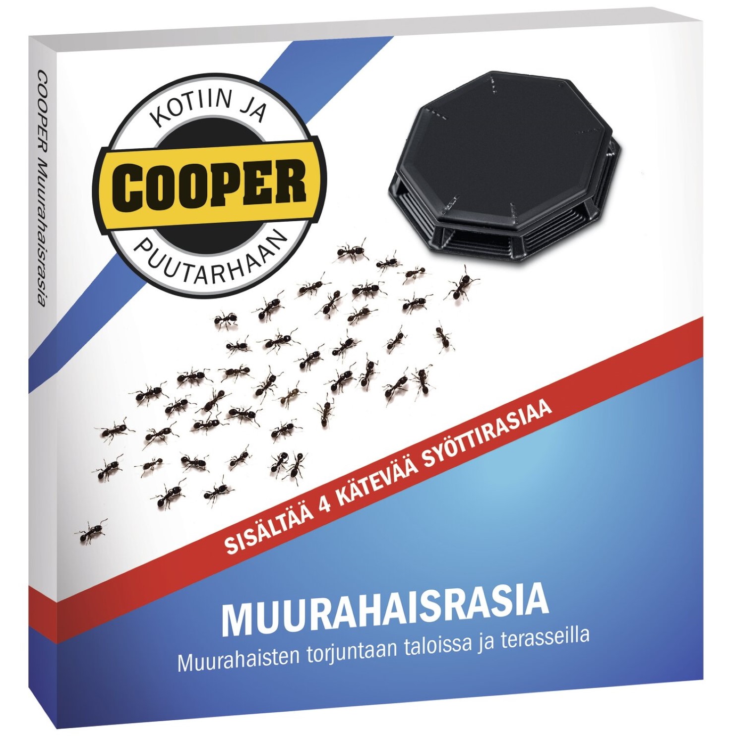 Muurahaisrasia Cooper 4 kpl - Nettimyynti.fi verkkokauppa