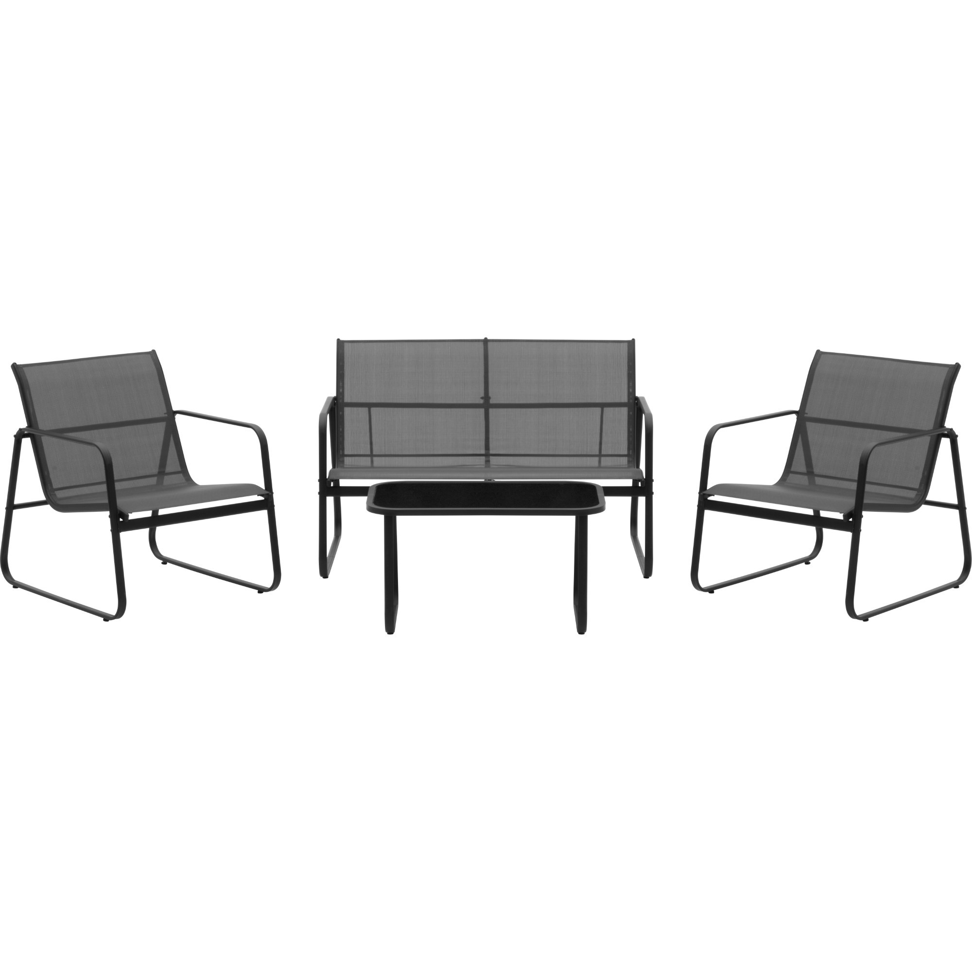 Oleskeluryhmä Kiira 4-osainen harmaa Terassi- ja pihakäyttöön ...