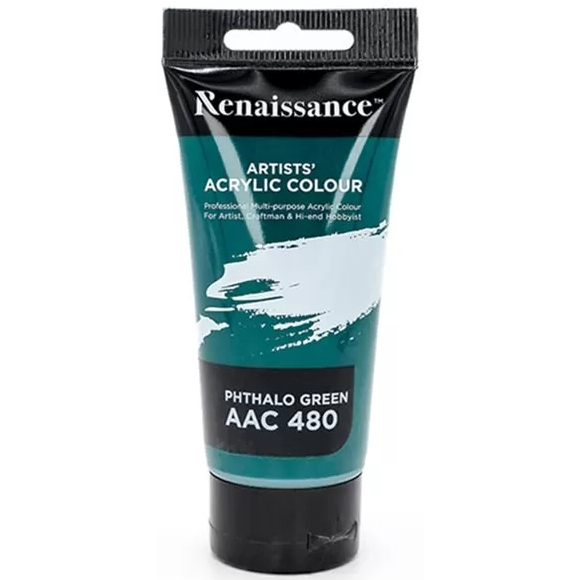 Akryylimaali 75 ml Phthalo Green AAC 480 - Nettimyynti.fi verkkokauppa