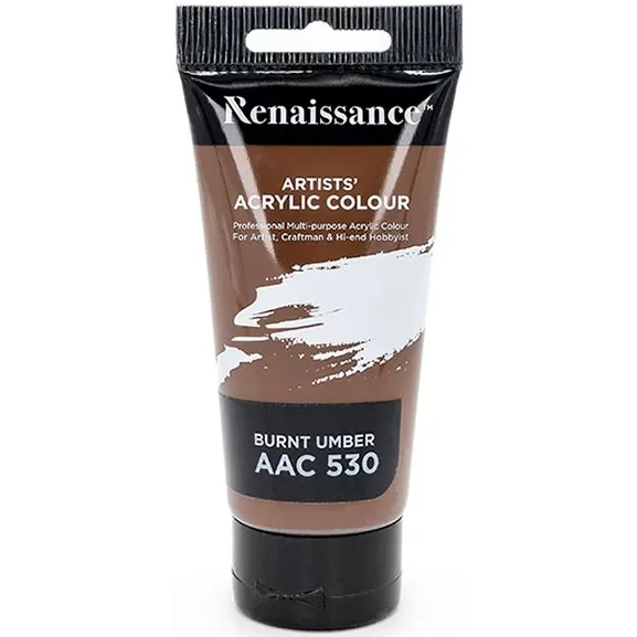 Akryylimaali 75 ml Burnt Umber AAC 530 - Nettimyynti.fi verkkokauppa
