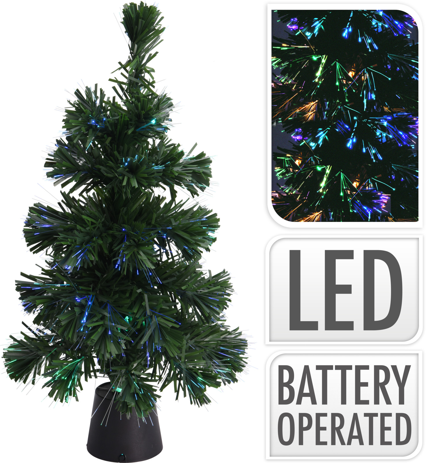 Joulukuusi led 45 cm vihreä - Nettimyynti.fi verkkokauppa