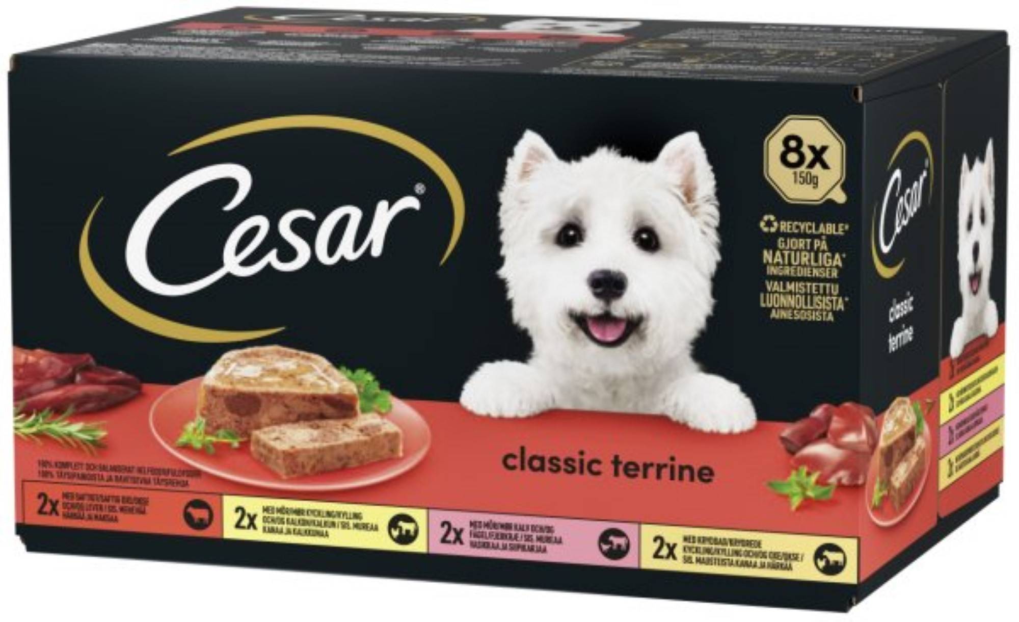 Cesar classic selection 8x150g - Nettimyynti.fi verkkokauppa