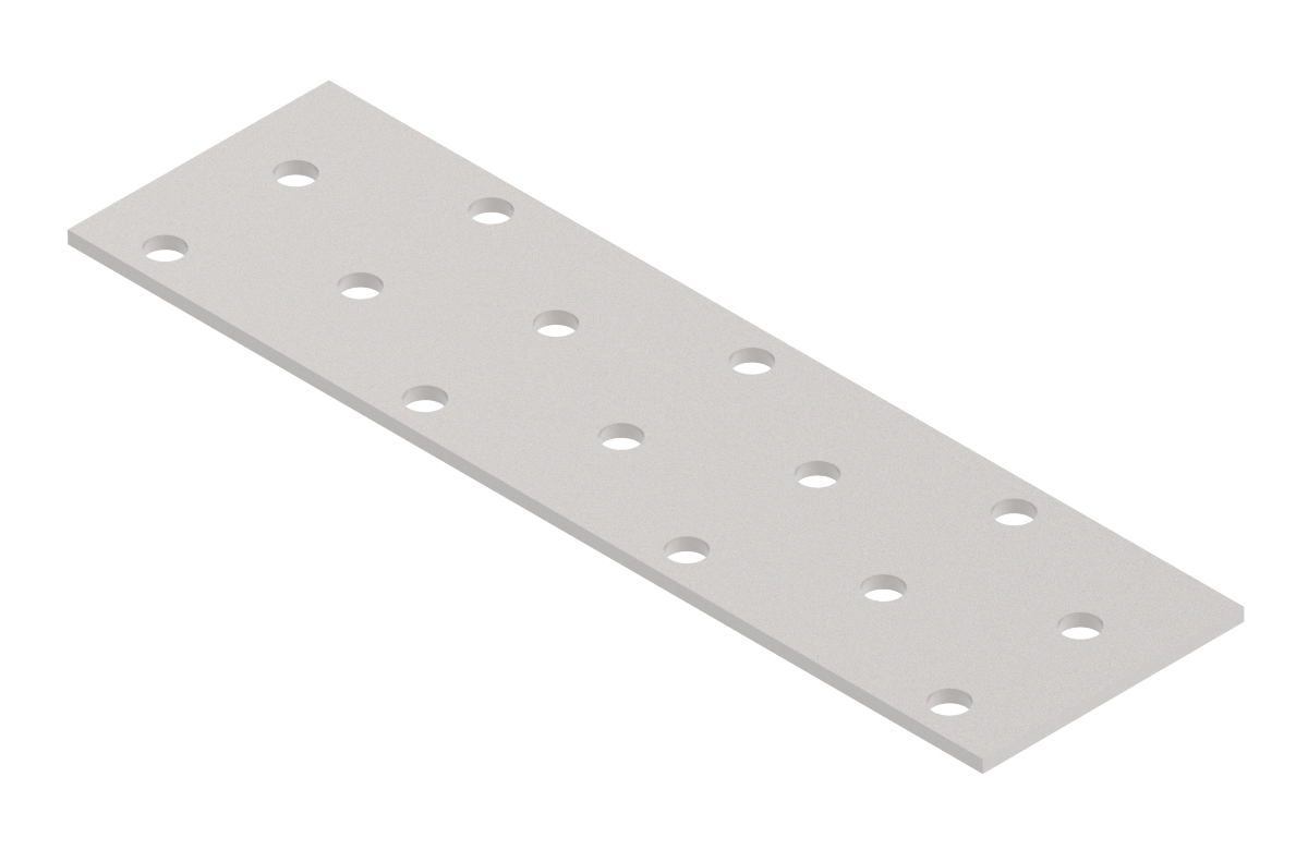 Naulauslevy Kuumasinkitty 140 x 40 x 2,0 mm Paksuus 2,0 mm ...