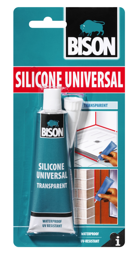 Silikoni Universal Bison 60 ml kirkas Väritön - Nettimyynti.fi verkkokauppa