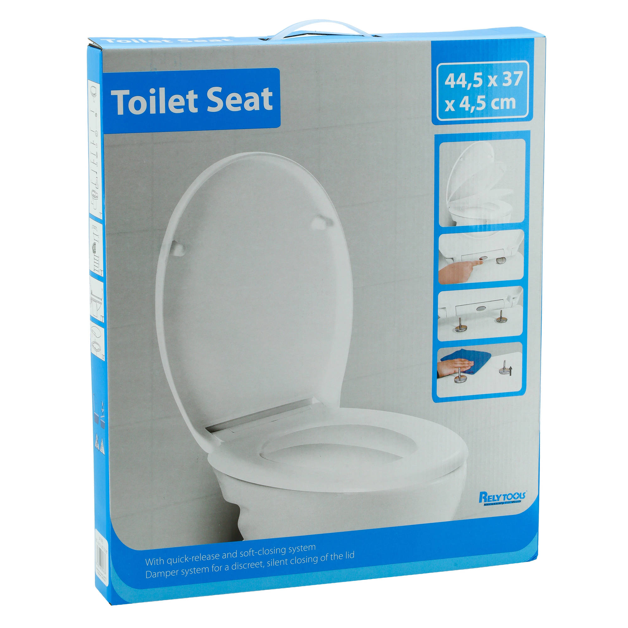 WC-istuimen kansi Soft close Sulkeutuu hitaasti ja hiljaisesti ...