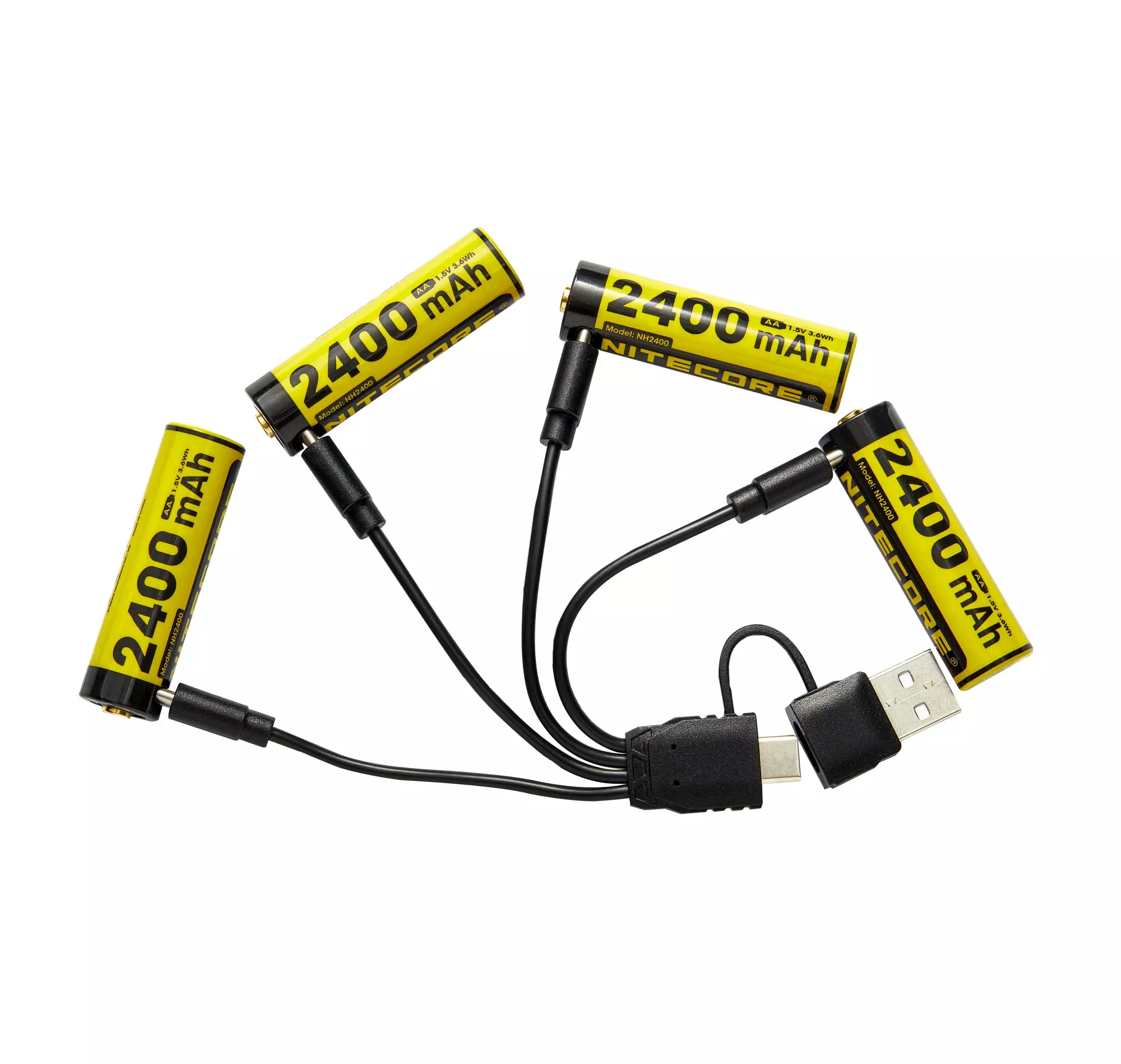 Nitecore NH2400 1,5 V 4-pack ladattava Li-ion akku - Nettimyynti.fi ...