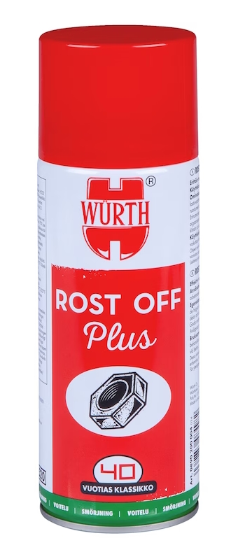 Ruosteenirrotusöljy Würth Rost-Off Plus 400ml Syrjäyttää hyvin ...