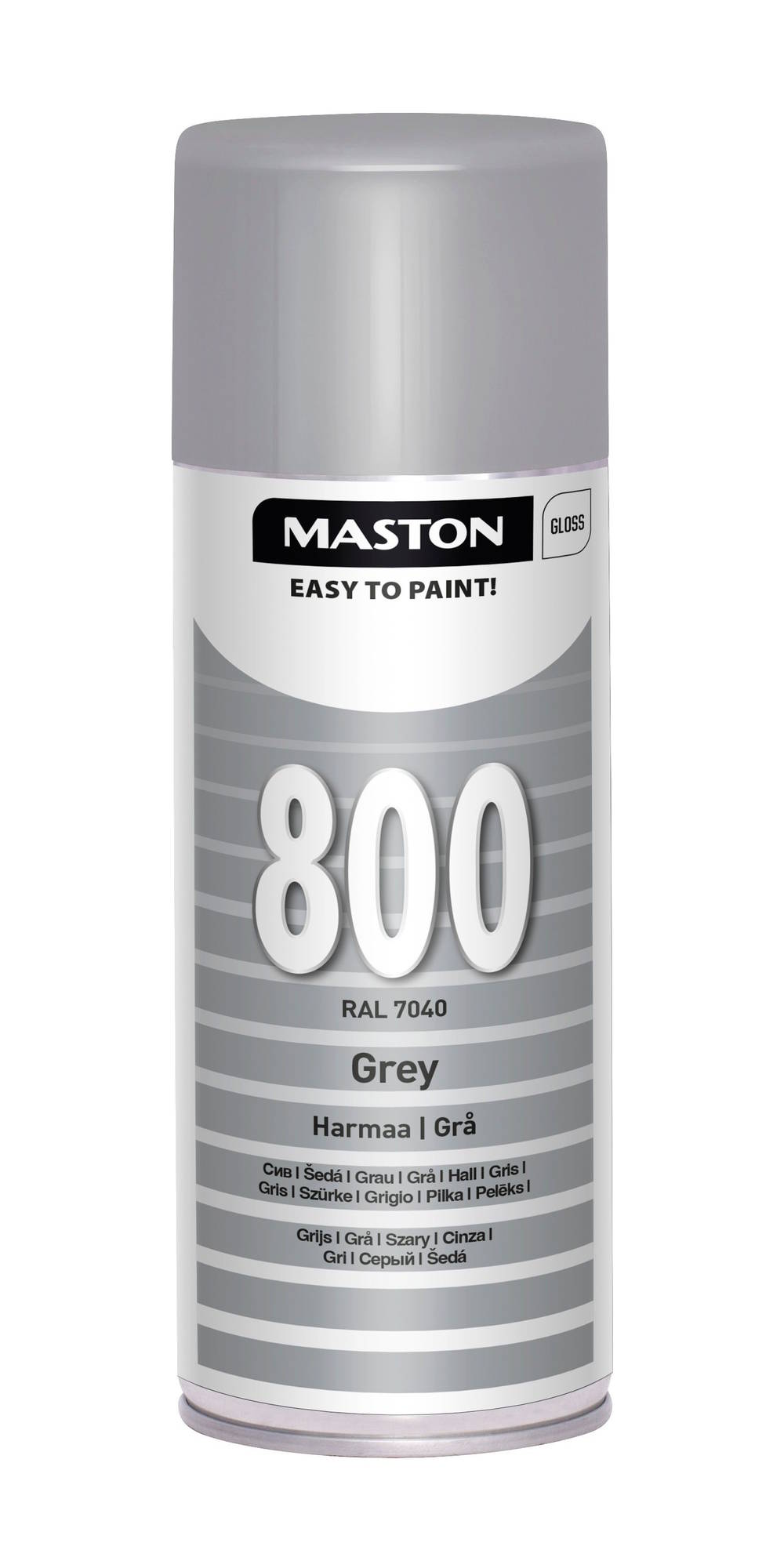 Spraymaali 100 - Harmaa 800 400ml RAL7040 Yleiskäyttöinen ...